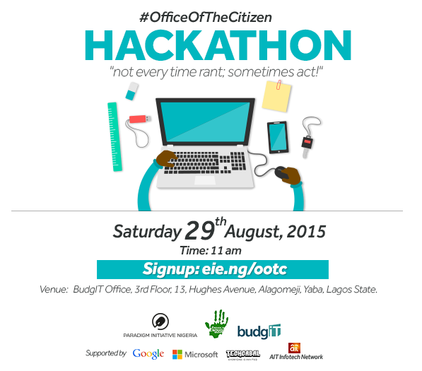 Hacking for Good: The Office of the Citizen Hackathon! - Paradigm Initiative