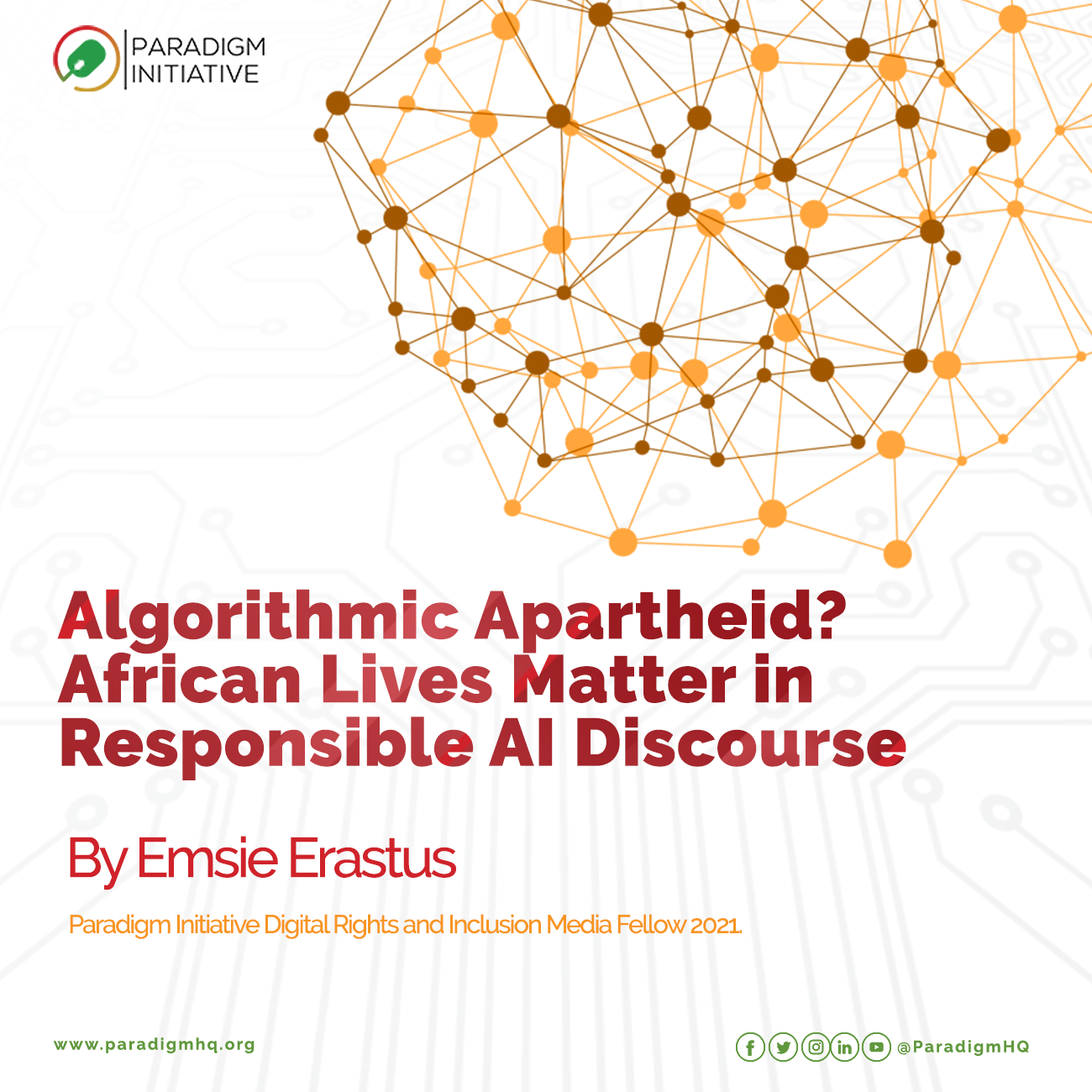 Algorithmic Apartheid? African Lives Matter in Responsible AI Discourse ...