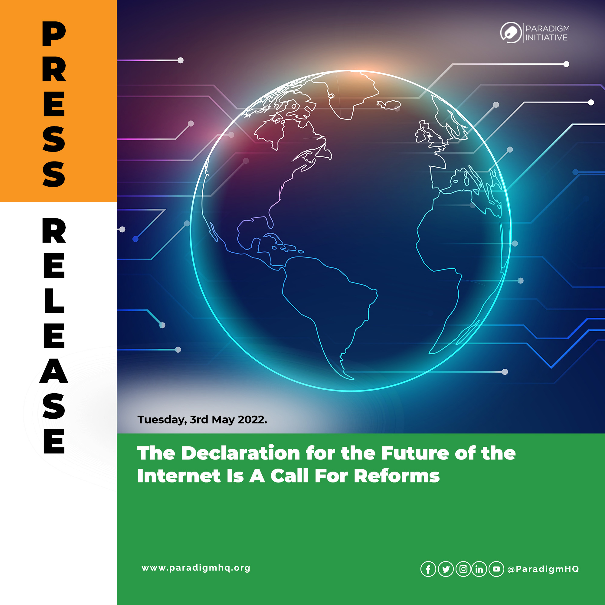 The Declaration for the Future of the Internet is a Call For Reforms