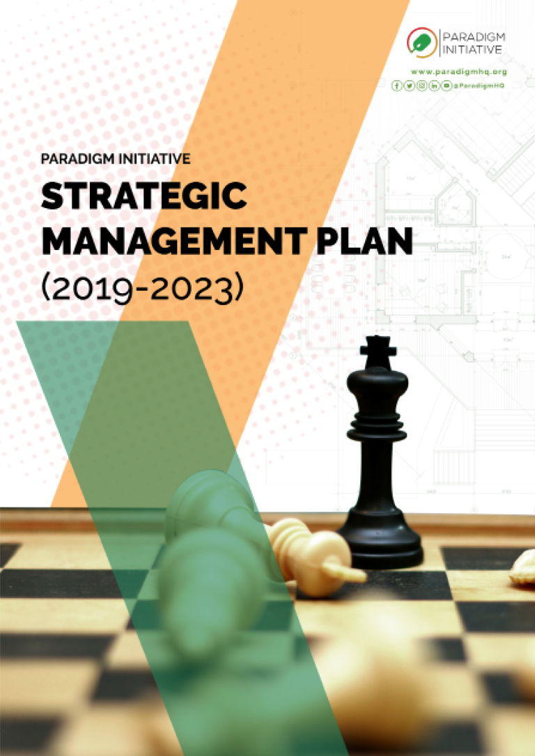 PARADIGM INITIATIVE STRATEGIC MANAGEMENT PLAN (2019-2023) - 2021 ...