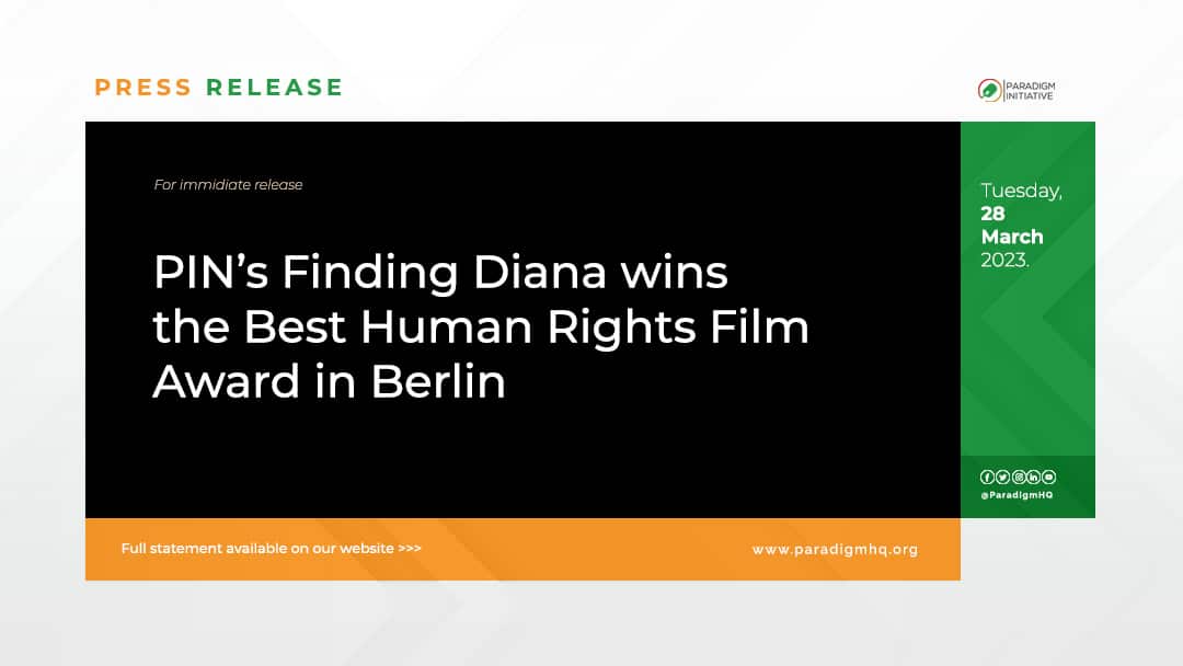 Press Release: PIN’s Finding Diana wins the Best Human Rights Film ...