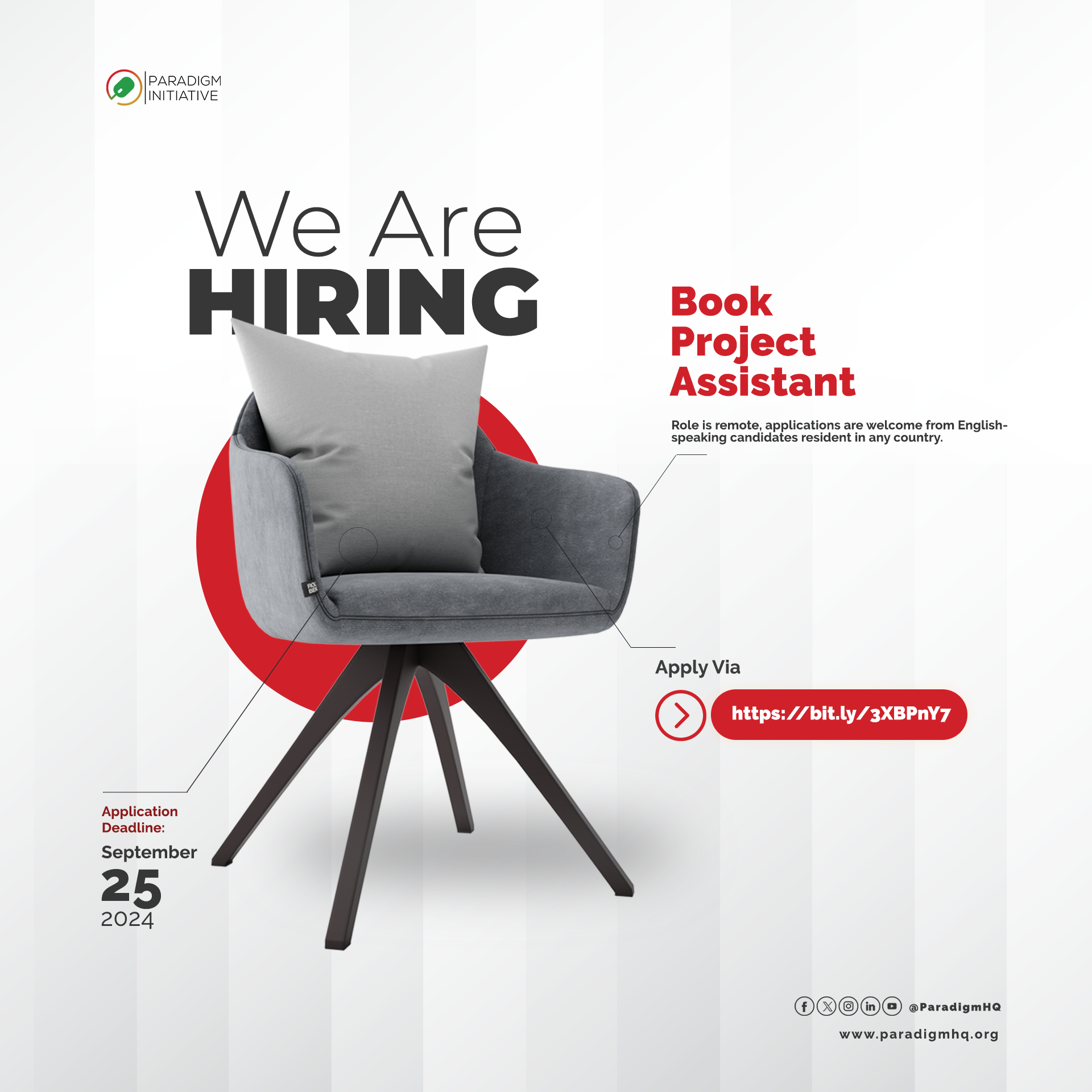 Vacancy: Book Project Assistant - Paradigm Initiative