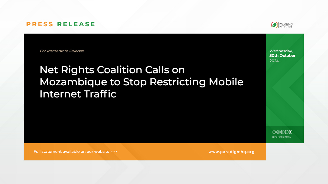 Press release: Net Rights Coalition Calls on Mozambique to Stop ...