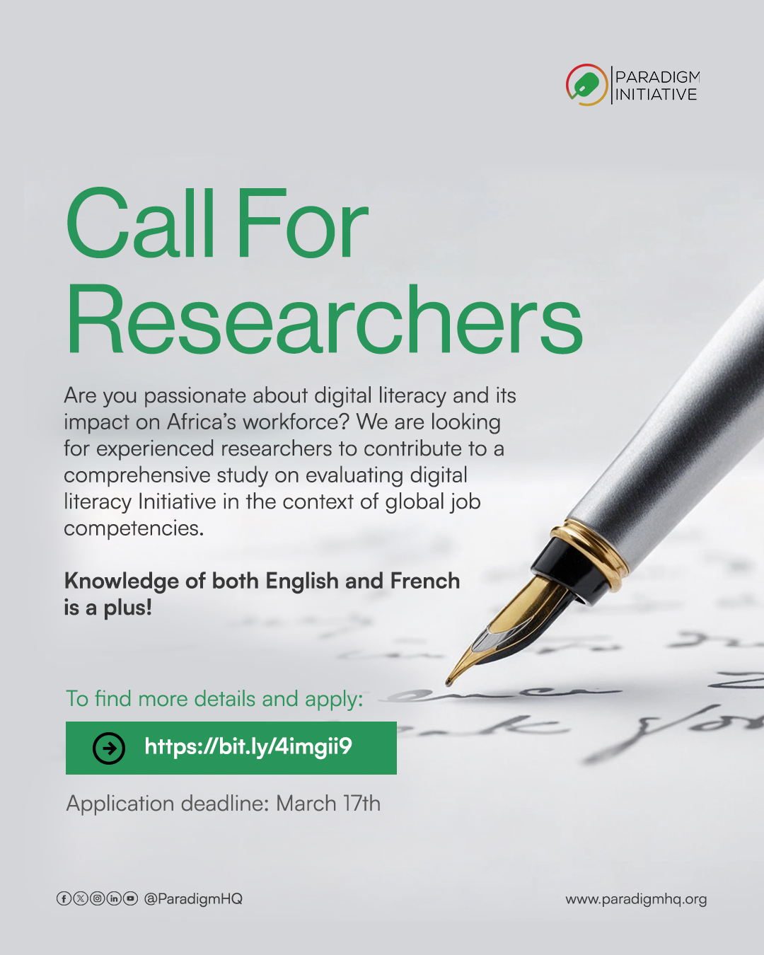 Call for Researchers: Evaluating Africa’s Digital Literacy Initiatives ...