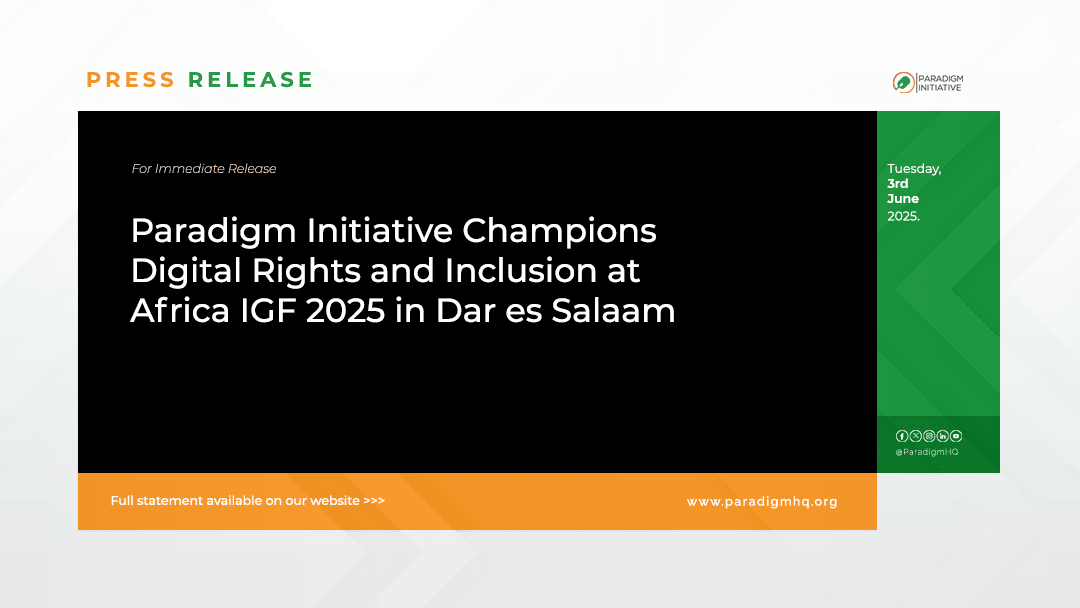 Press Release: Paradigm Initiative Champions Digital Rights and ...