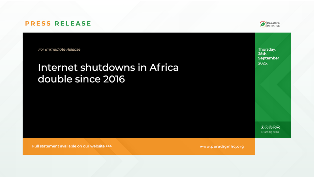 Press release: Internet shutdowns in Africa double since 2016 ...